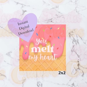 You Melt My Heart Tags Digital Download 12 Tags - Etsy