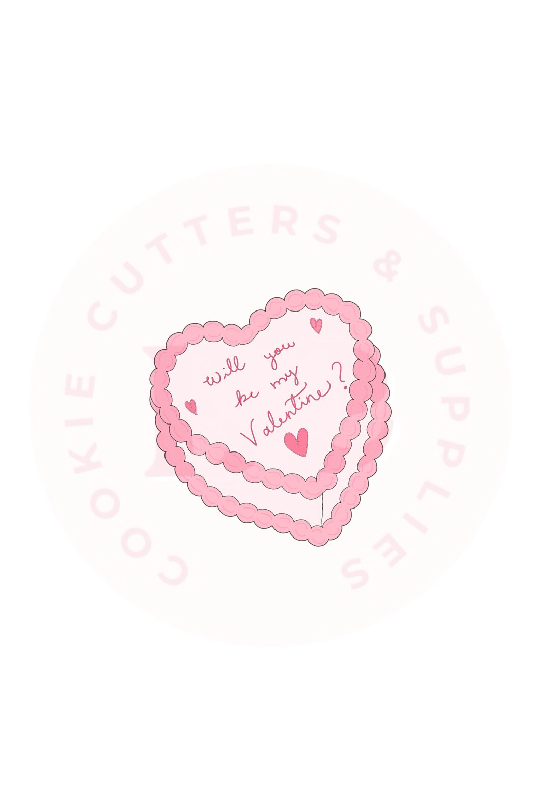 Vintage Heart Cake Cookie Cutter - Etsy