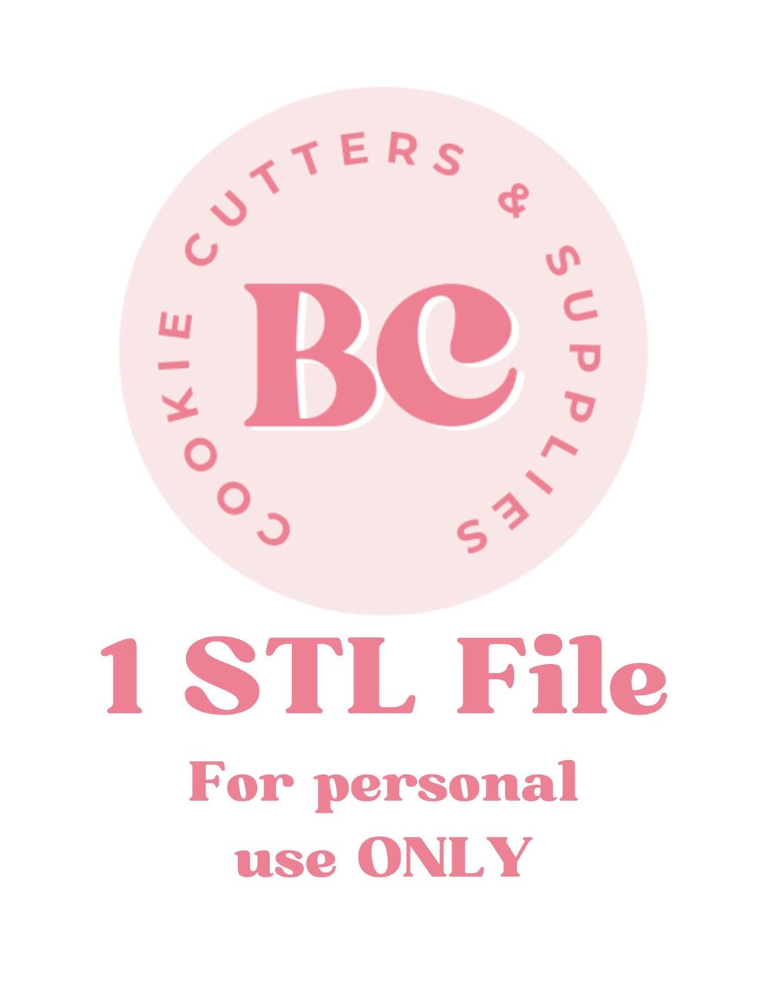 STL File- Digital File for Cookie Cutter Printing - Etsy