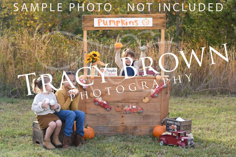 Pumpkin Booth Outdoor Setup Digital Backdrop for Composites - Etsy