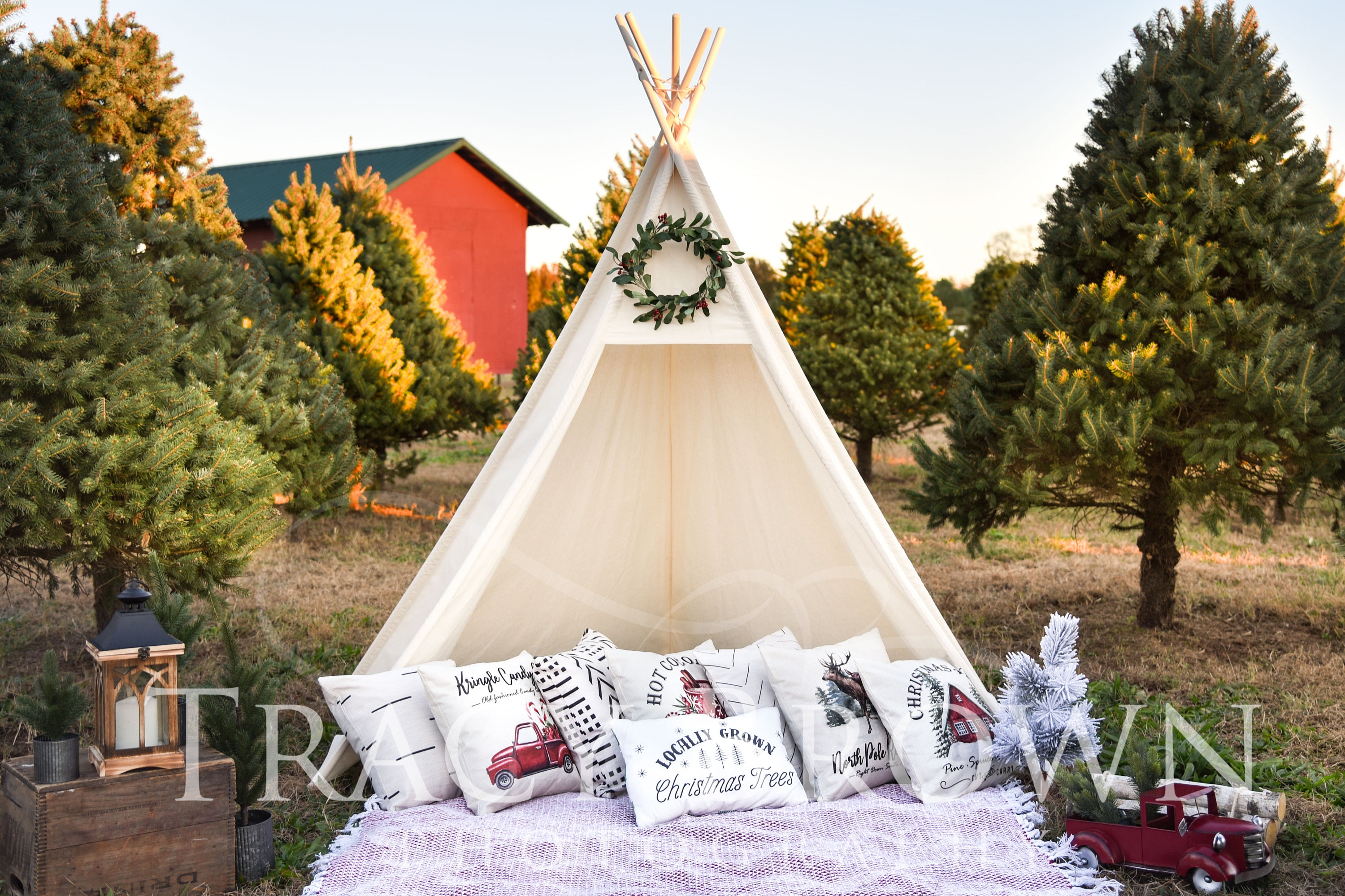Christmas Teepee Decor - Etsy