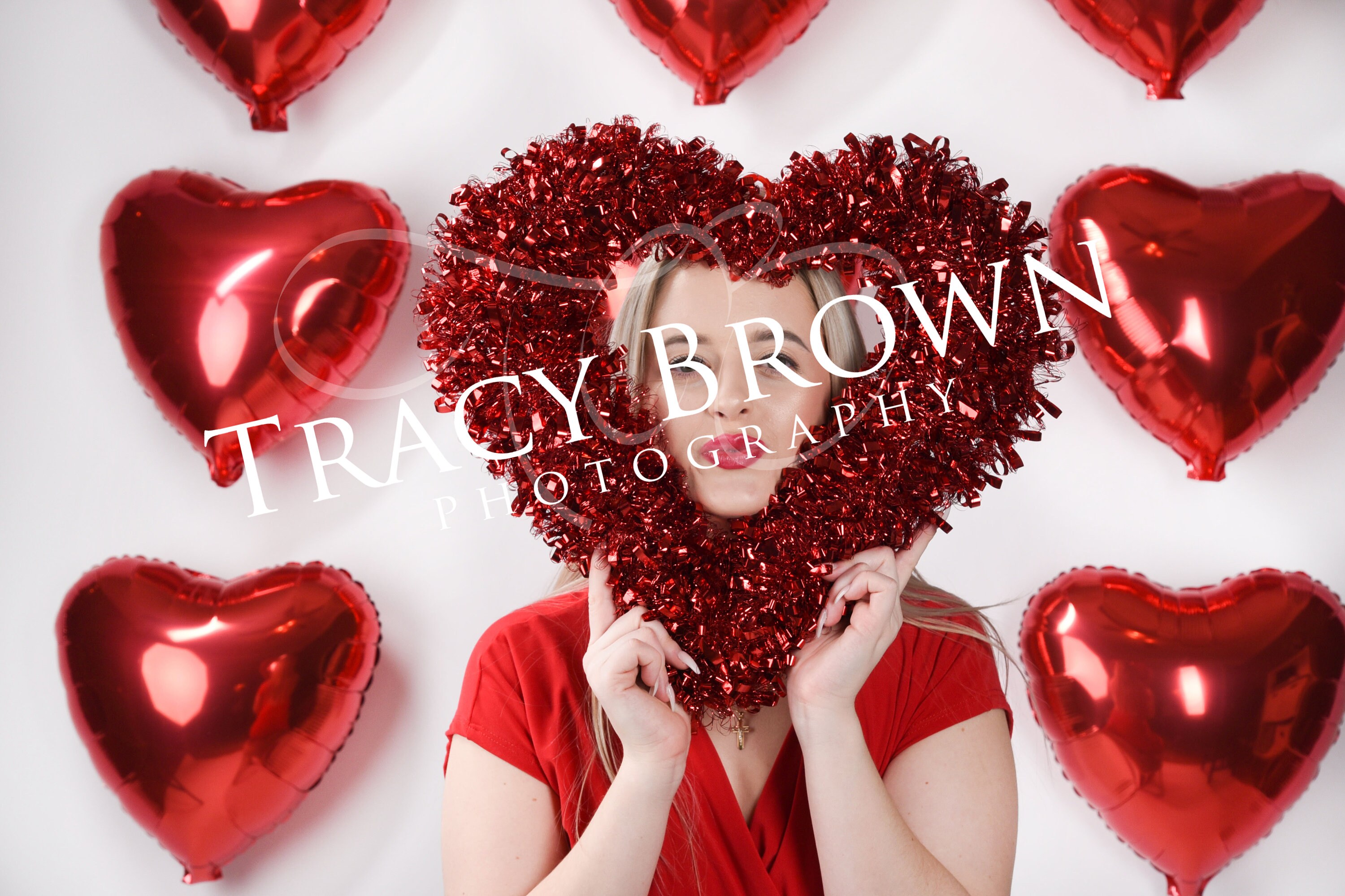 Valentine Digital Backdrop Heart Balloons - Etsy