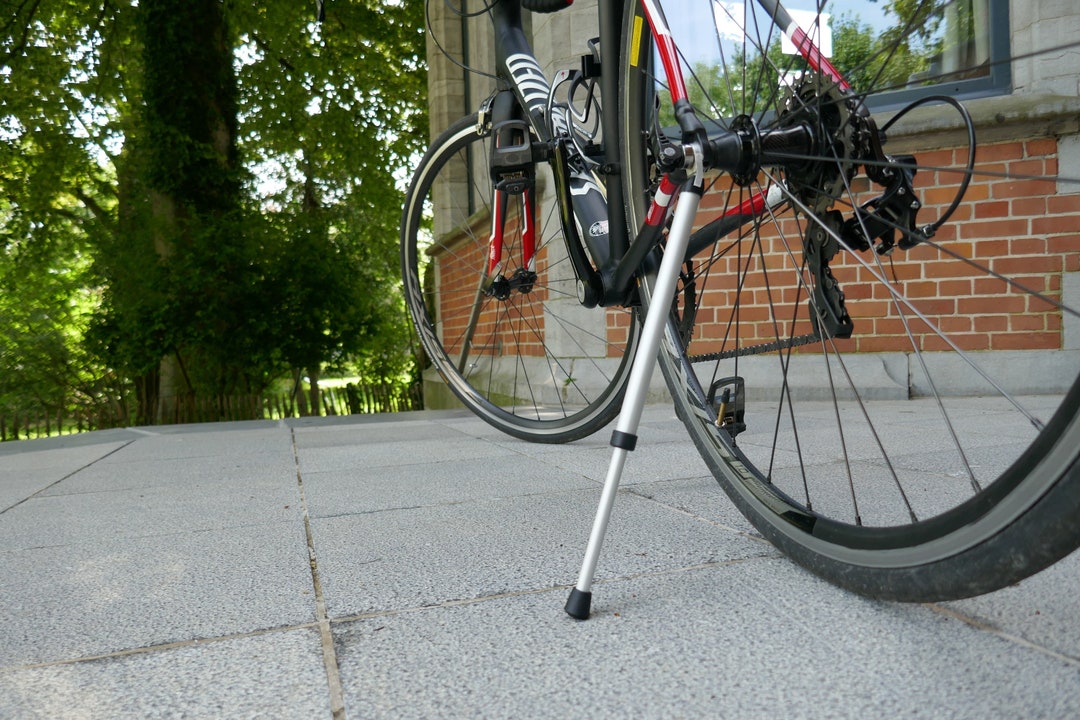 Bike Stand Portable Kickstand Bicycle Removable Telescopic Bike Support ...