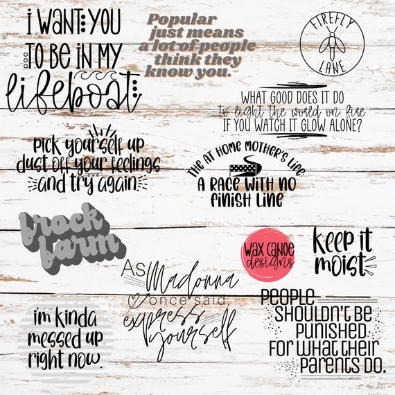 Firefly Lane Svg Firefly Lane Bundle Inspirational Svg | Etsy