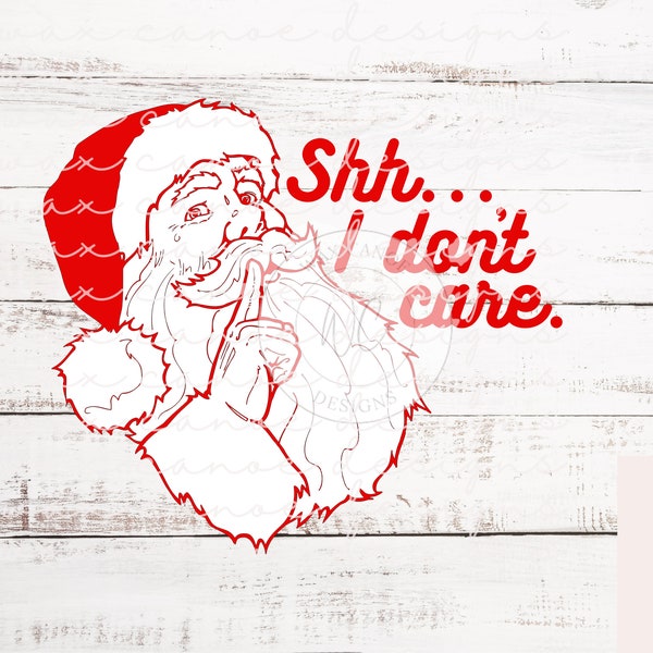 Santa Shh Png - Etsy