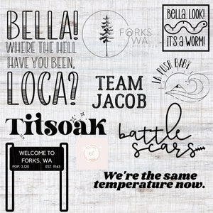 Vampire Svg | Bella Loca Svg | Jacob and Edward Svg | Forks WA Svg ...