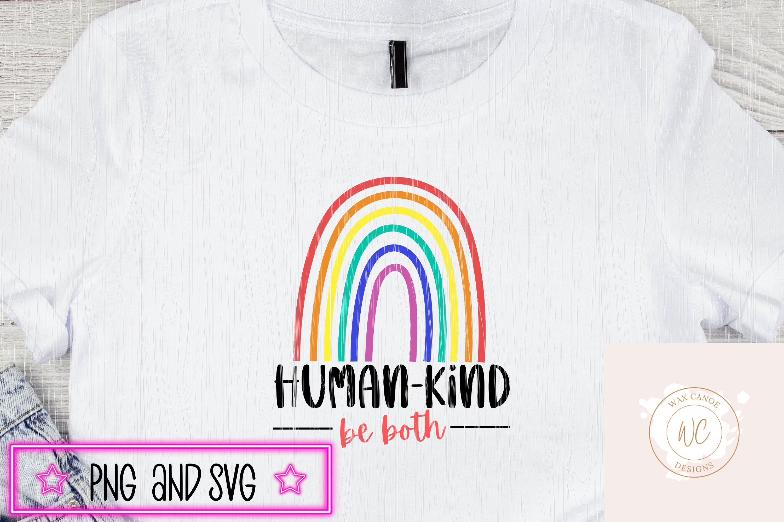 Human Kind Be Both Svg Celebrate Diversity Svg PNG - Etsy