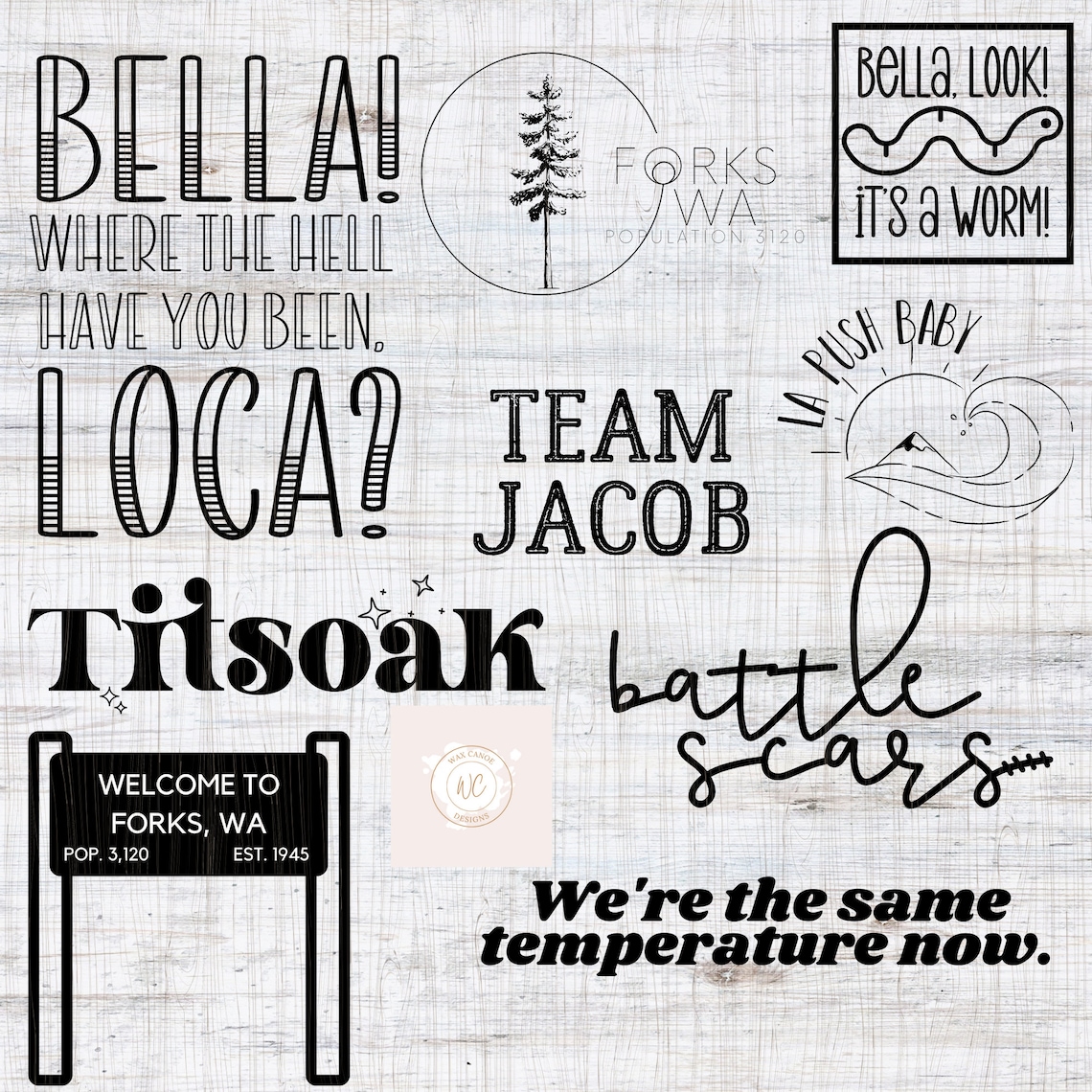 Twilight Svg Twilight Png Twilight Bundle Titsoak Svg | Etsy Canada