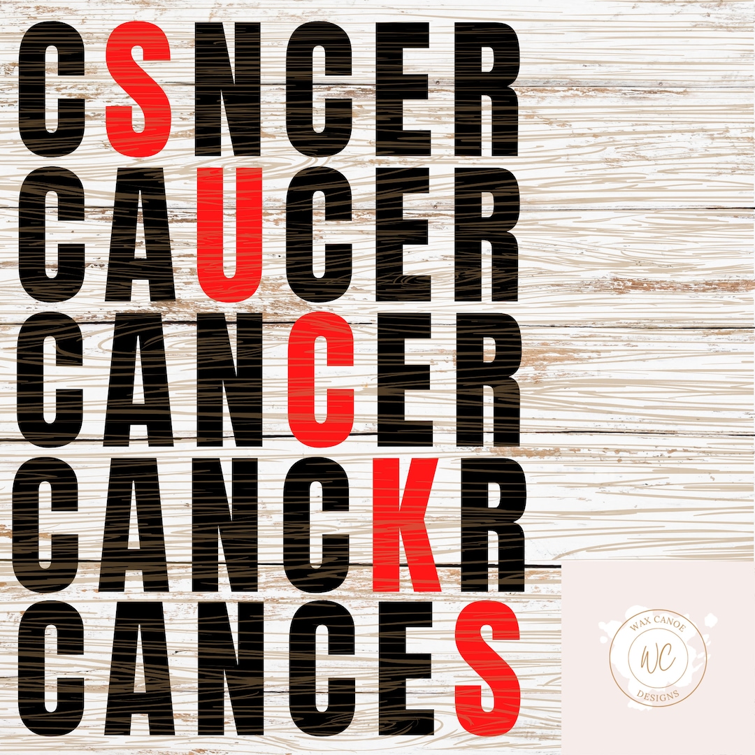 Cancer Sucks Svg Cancer Svg Cancer Awareness Svg - Etsy