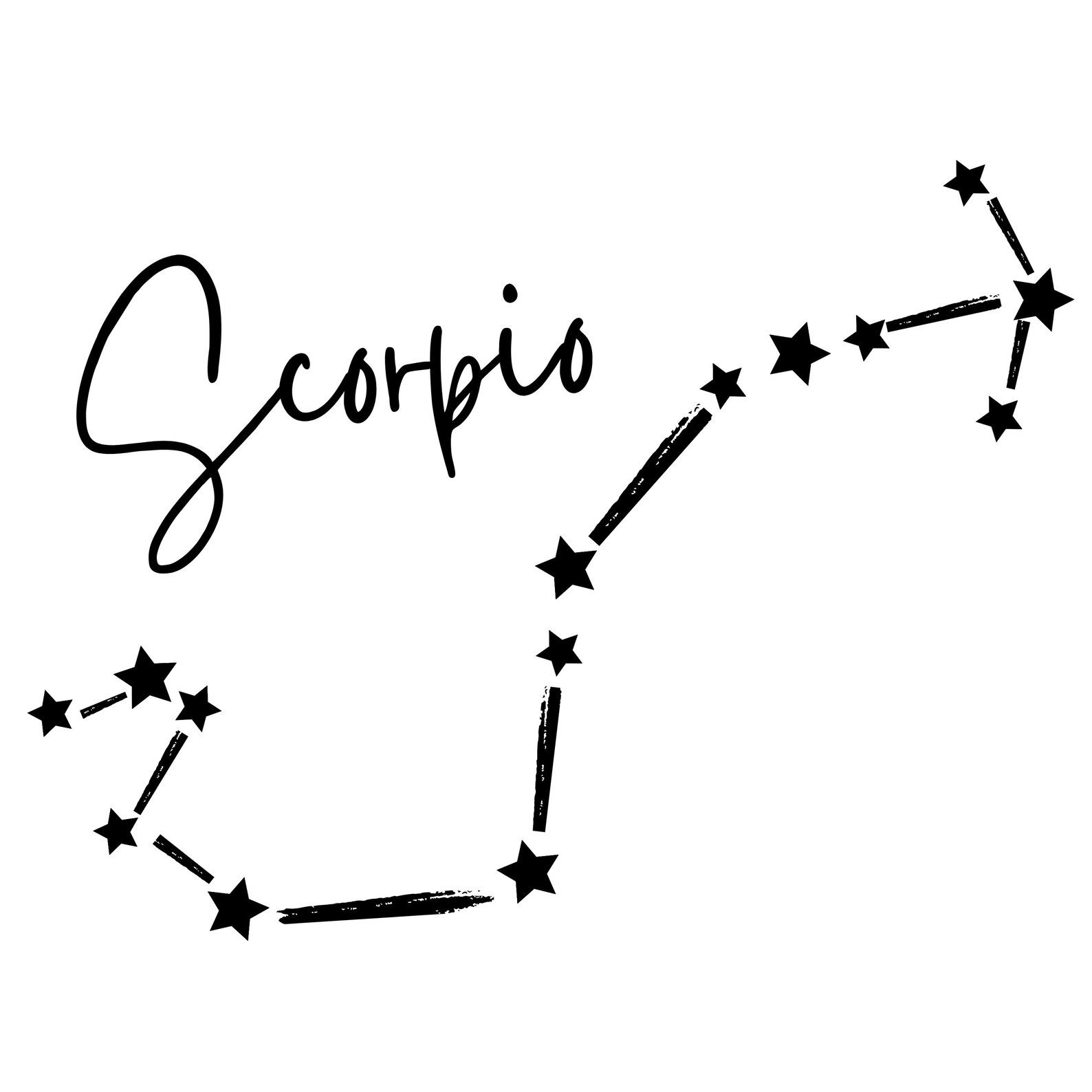 Scorpio Zodiac PNG PDF SVG Digital Design - Etsy Canada