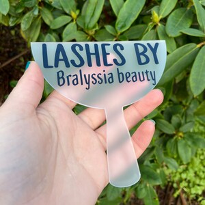 Personalised Lash Prop , Brow Disc, Nail Salon Accessory, Lashes Tech ...