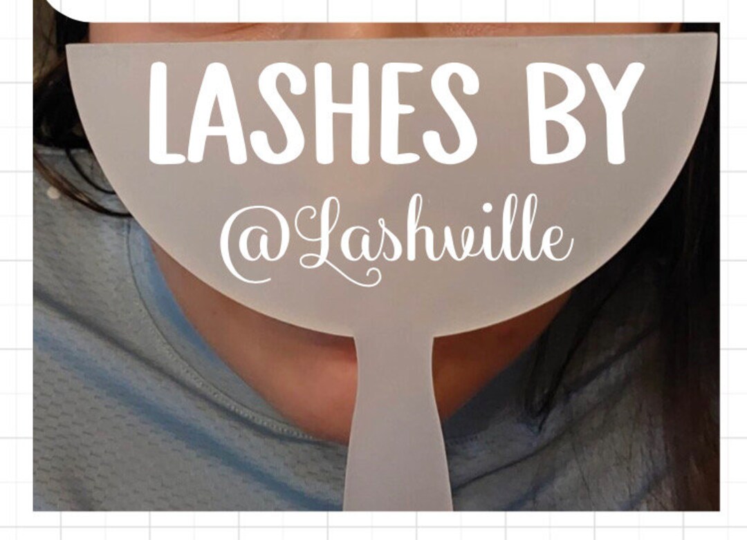 Personalised Lash Prop , Brow Disc, Nail Salon Accessory, Lashes Tech ...