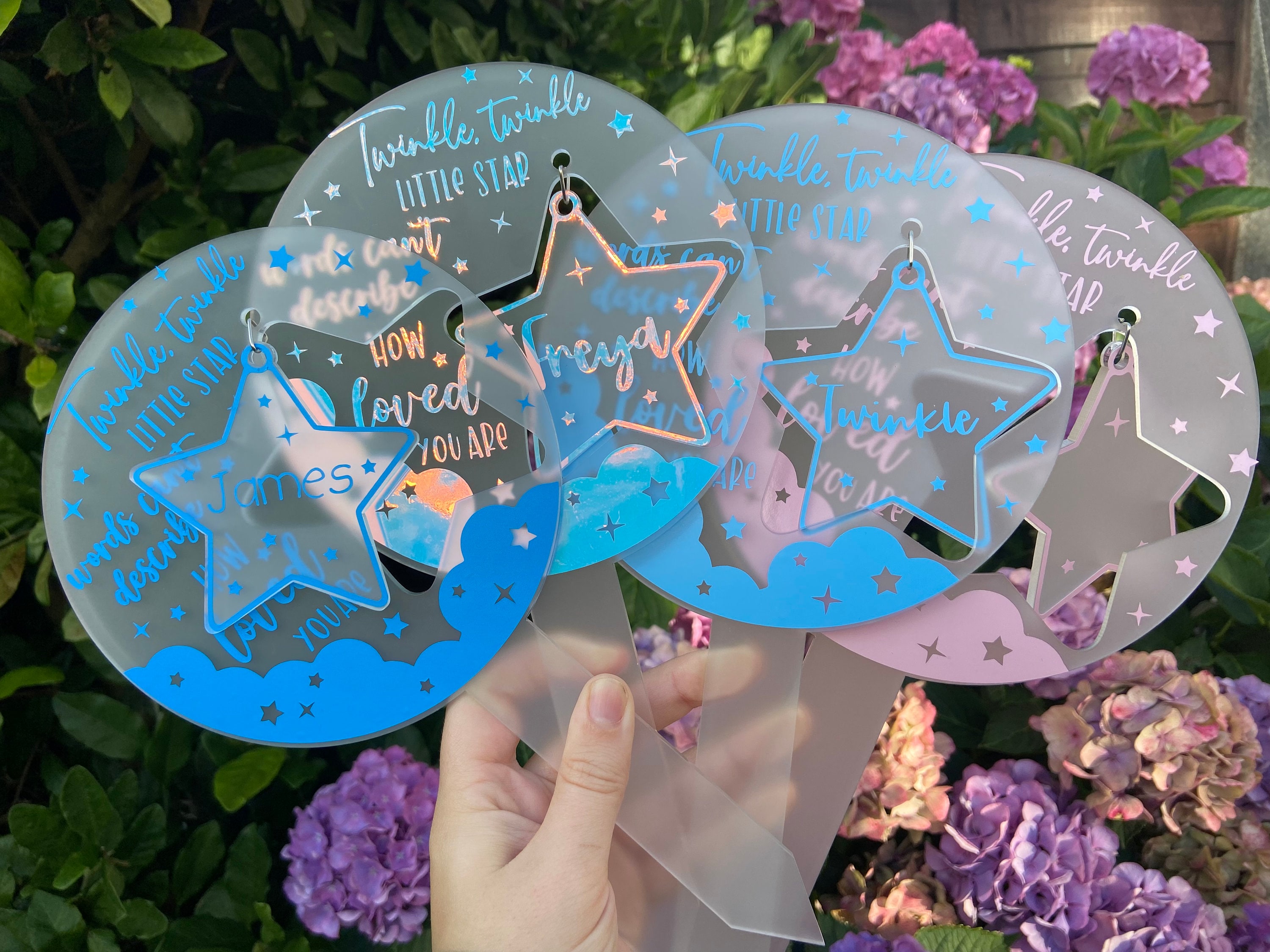 Memorial Grave Marker Stake Twinkle Twinkle Little Star - Etsy UK