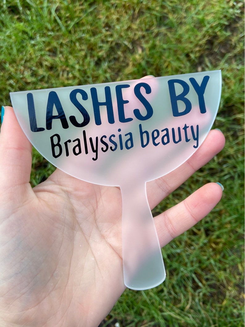 Personalised Lash Prop , Brow Disc, Nail Salon Accessory, Lashes Tech ...