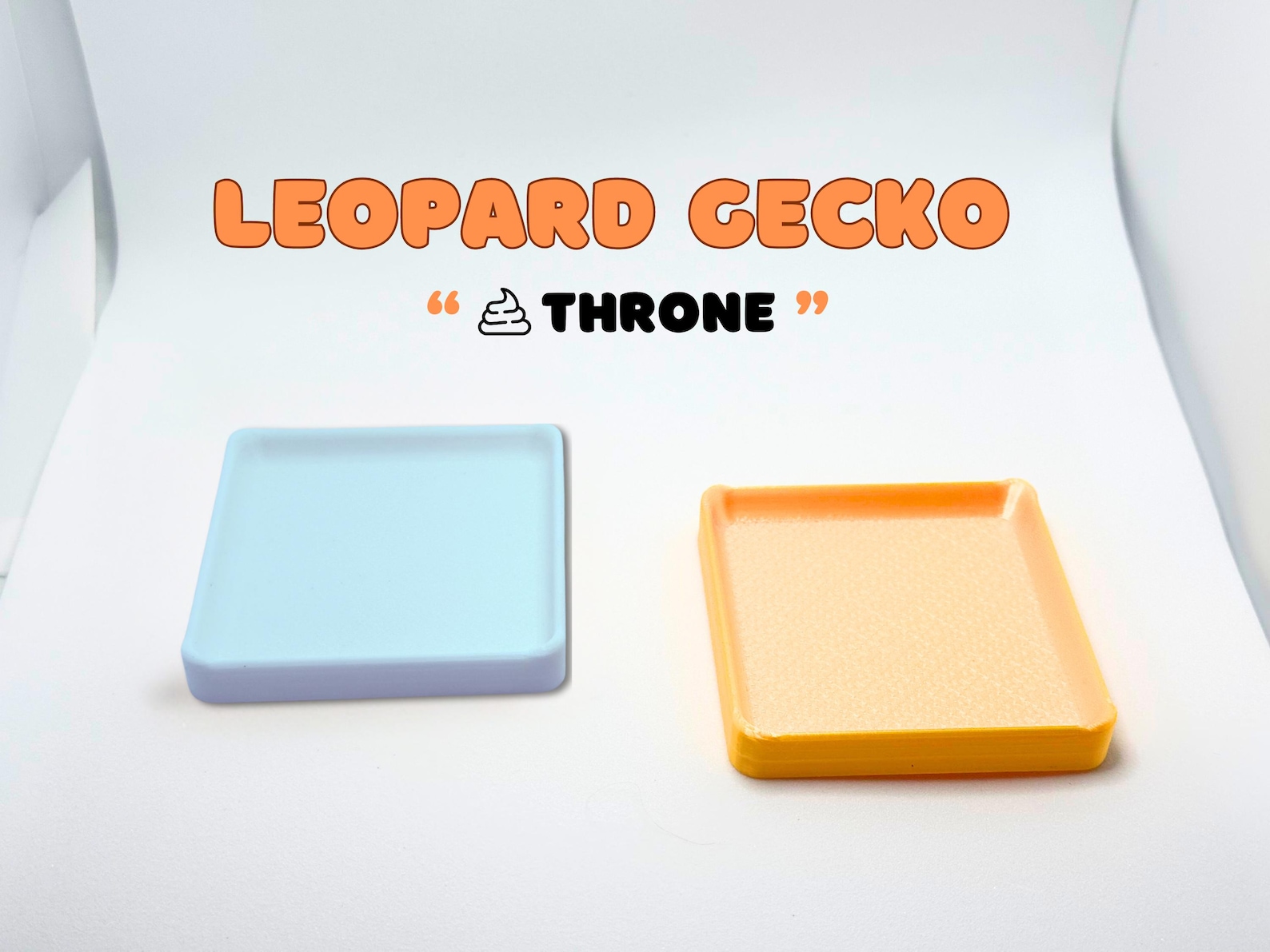 Leopard Gecko Throne, Gecko Litter Box, Premium Reptile Litter Tray for ...