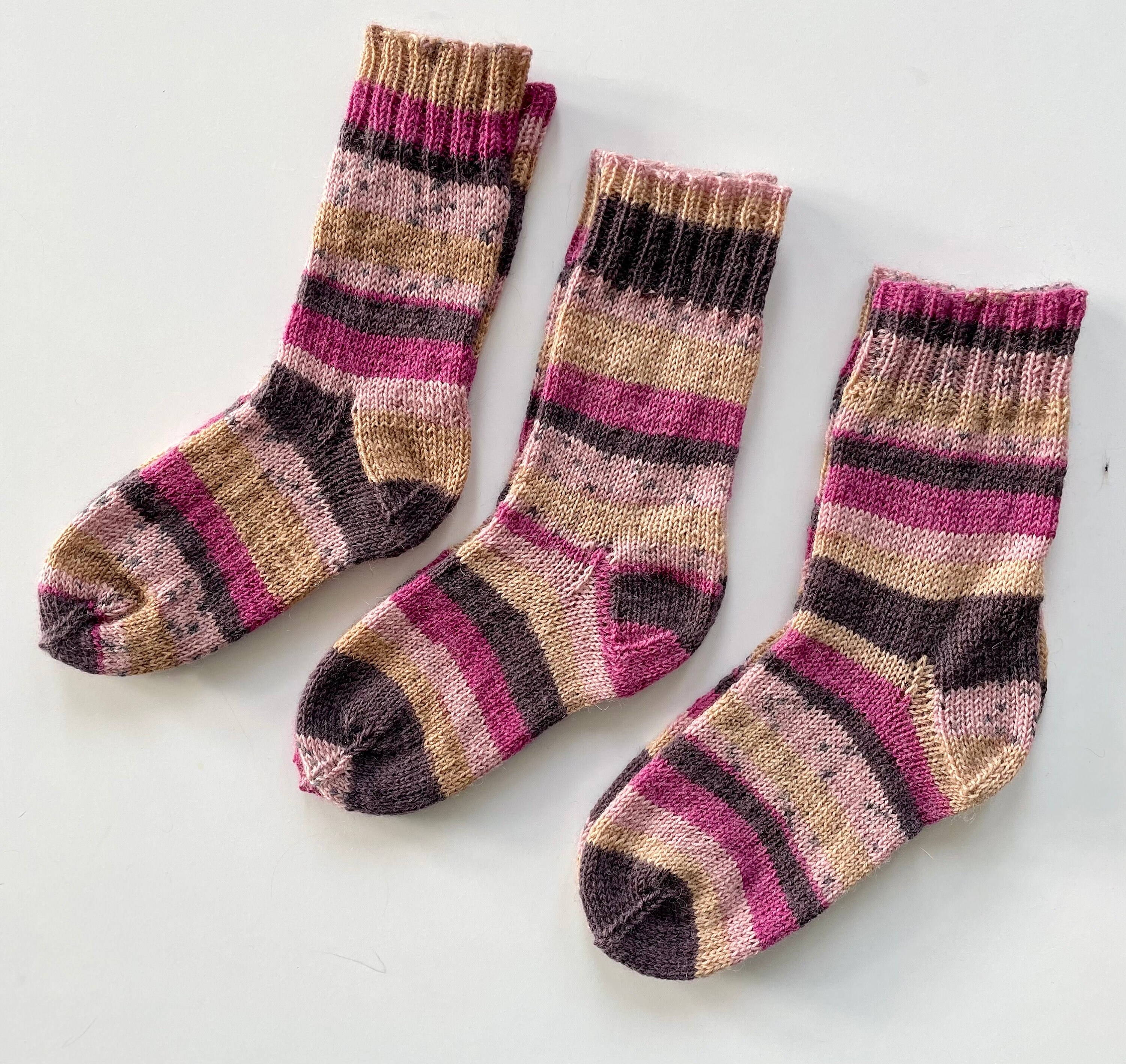 Wool Hand Knitted Socks, Nako Boho Yarn Socks, Everyday Wool Socks ...