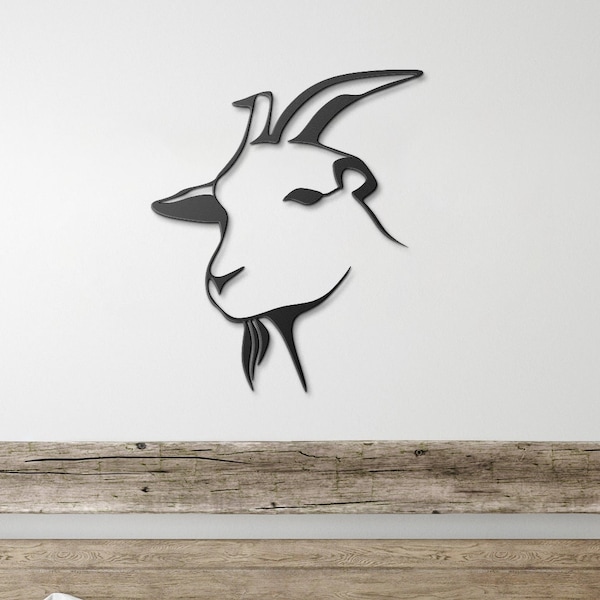 Goat Head Wall Decor - Etsy