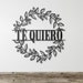 Te Quiero Spanish Sign Spanish Love Metal Sign Valentines | Etsy