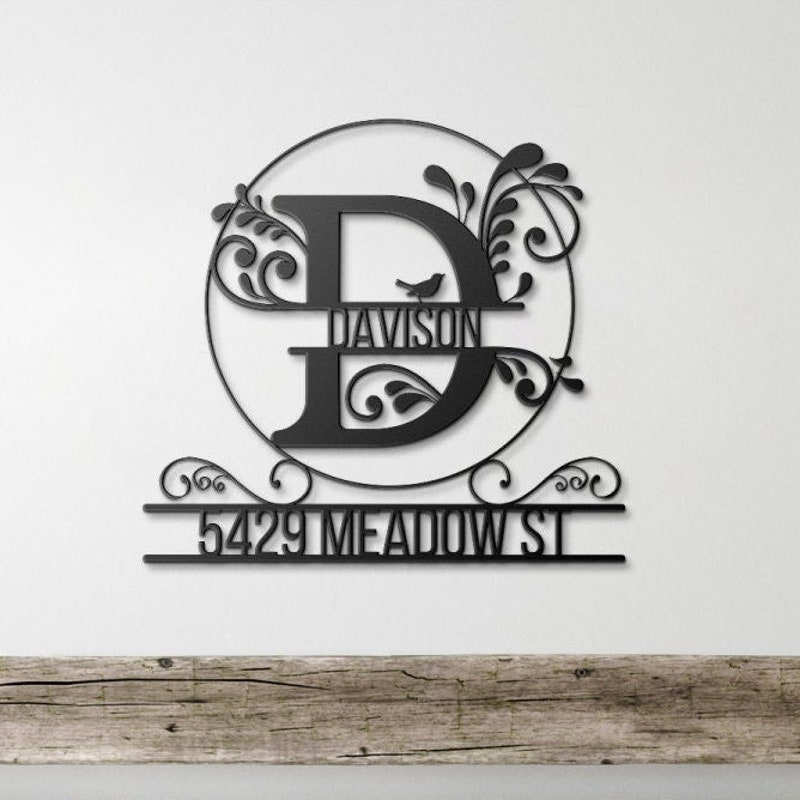 Monogram Plaque - Etsy