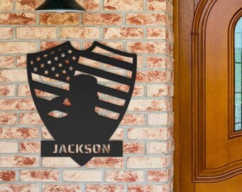 Custom US Army Military Metal Wall Art, Personalized Vietnam Veteran ...