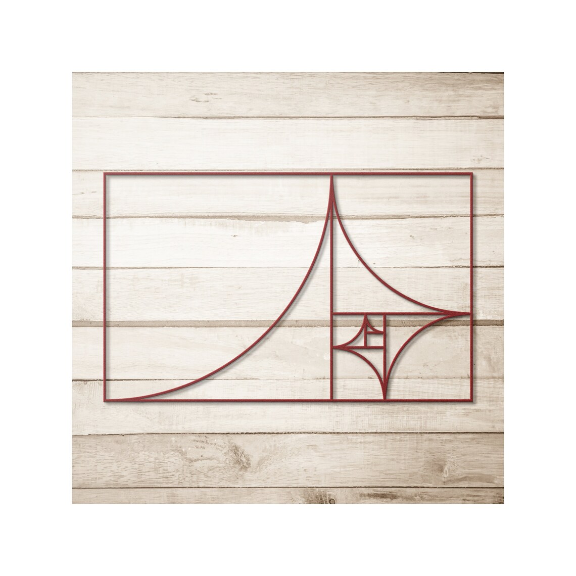 Fibonacci Wall Art Metal Sign Golden Ratio Art Fibonacci - Etsy
