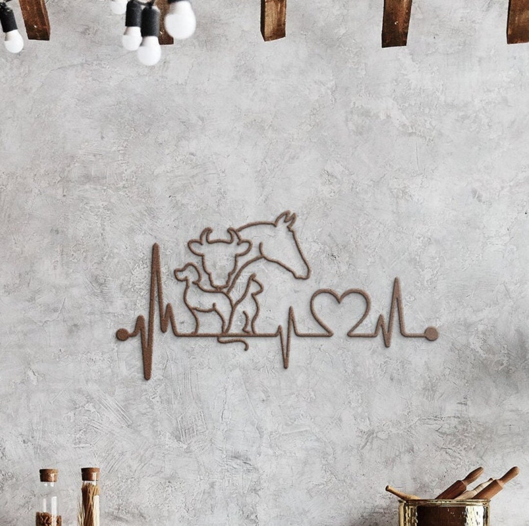 Copper Veterinary Metal Sign: Personalized Vet Gift, Vet Room Decor - Etsy