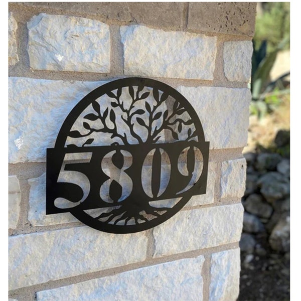 Metal House Numbers - Etsy