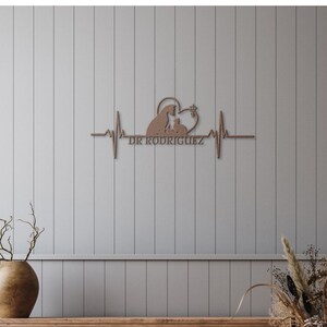Veterinarian Doctor Metal Sign, Veterinary Gift, Personalized Vet Gift ...