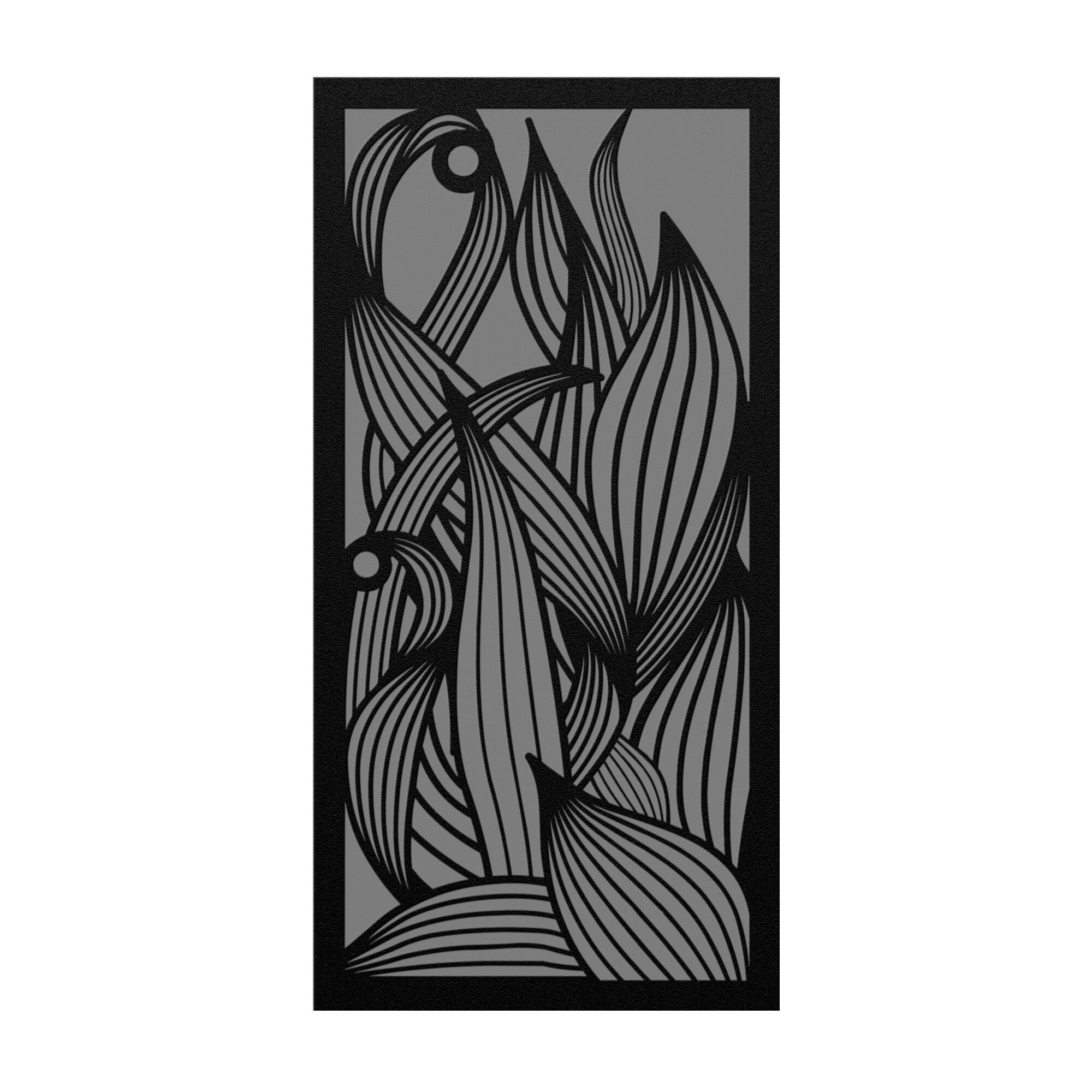 Large Leaves Metal Sign Metal Leaf Wall Art Decorative | Etsy