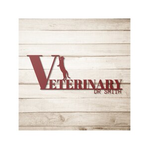 Personalized Veterinary Clinic Metal Wall Art: Vet Office Decor - Etsy