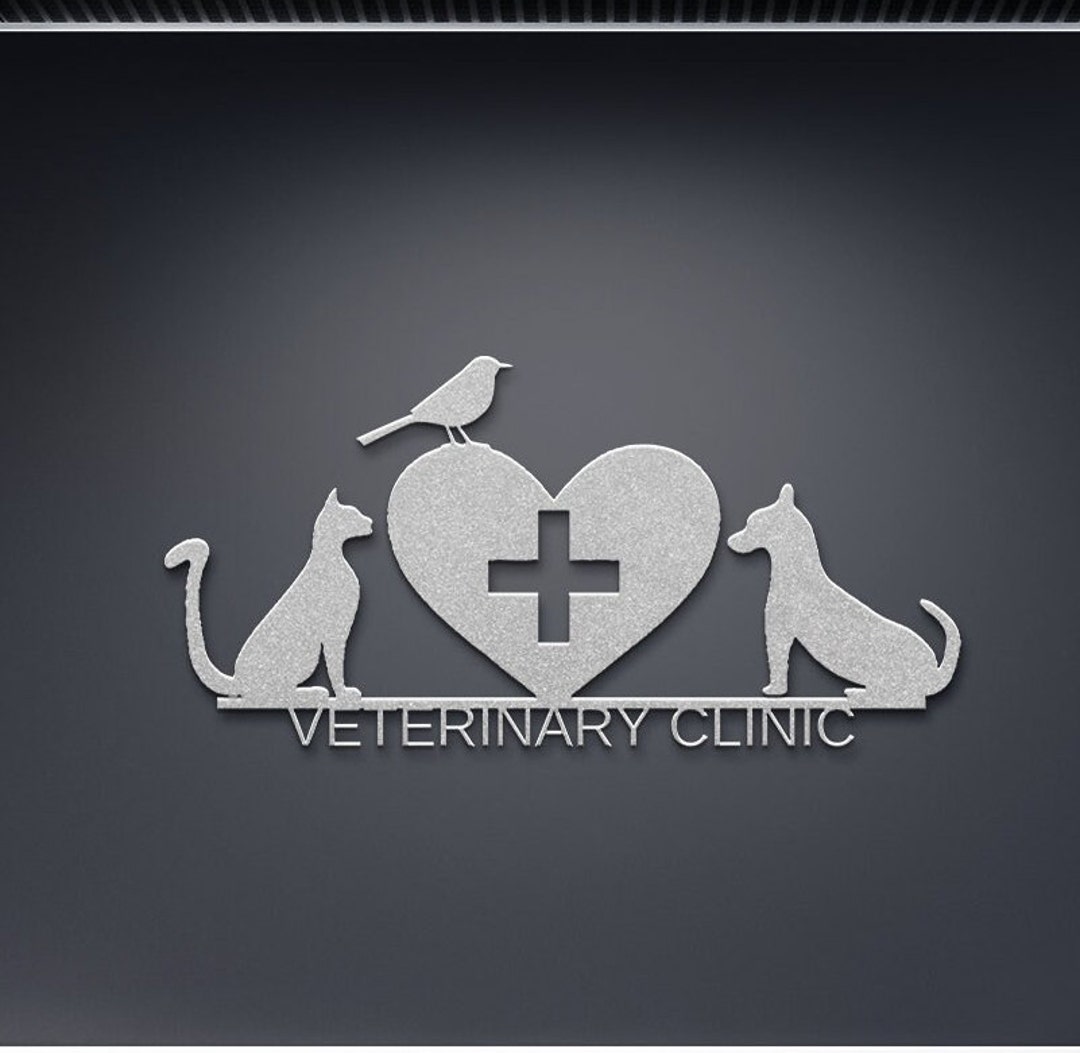 Custom Veterinary Clinic Metal Sign, Veterinary Gift, Personalized Vet ...