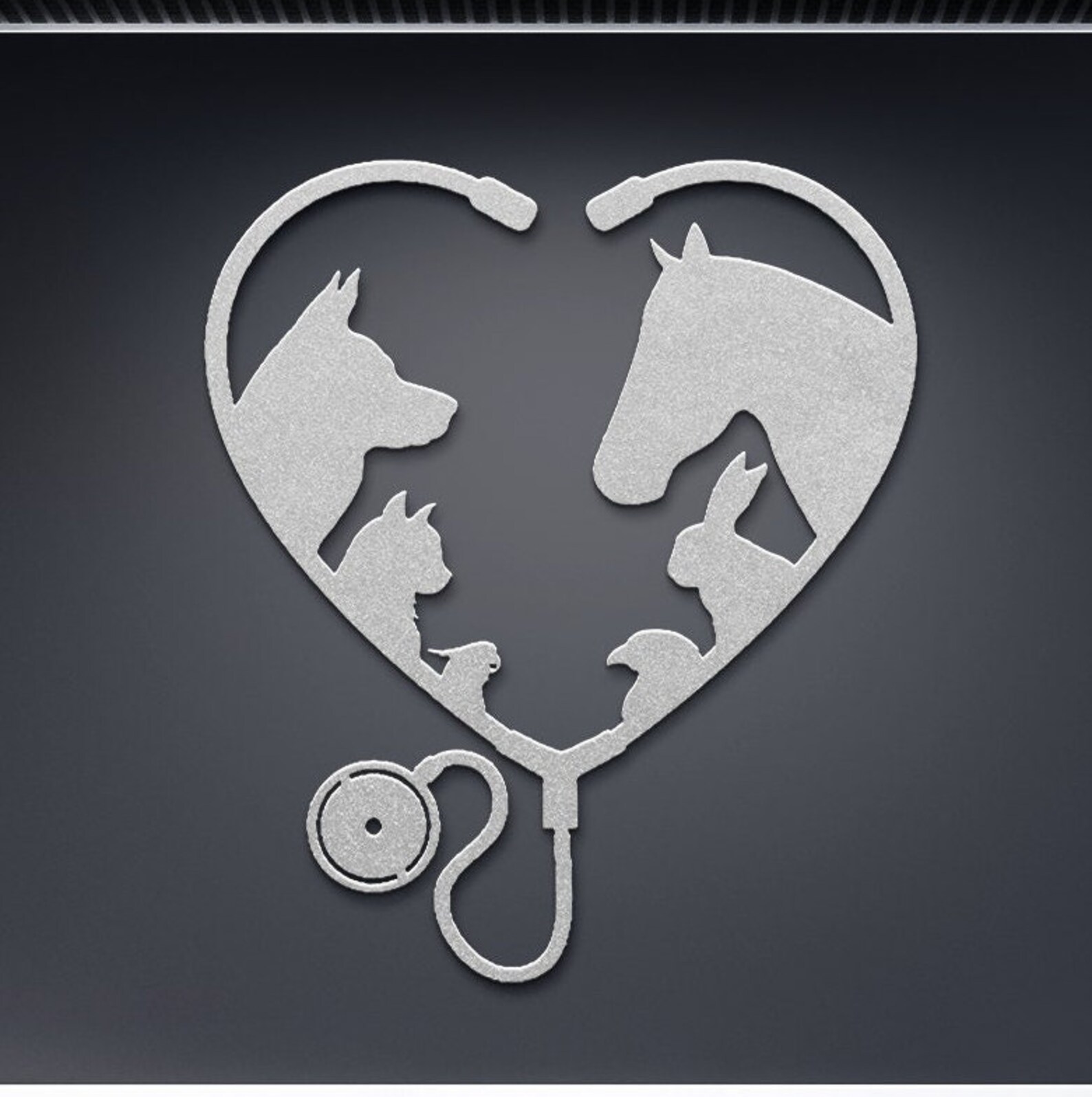 Red Veterinary Clinic Metal Sign Veterinary Gift - Etsy