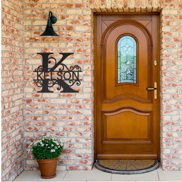 Metal Name Sign - Etsy