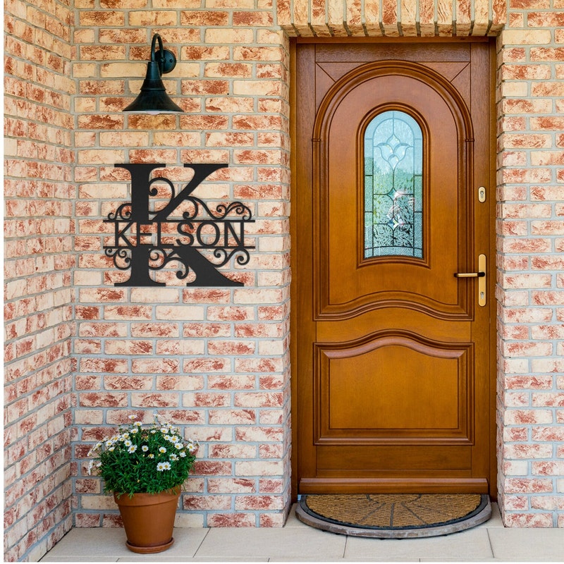Metal Name Sign - Etsy