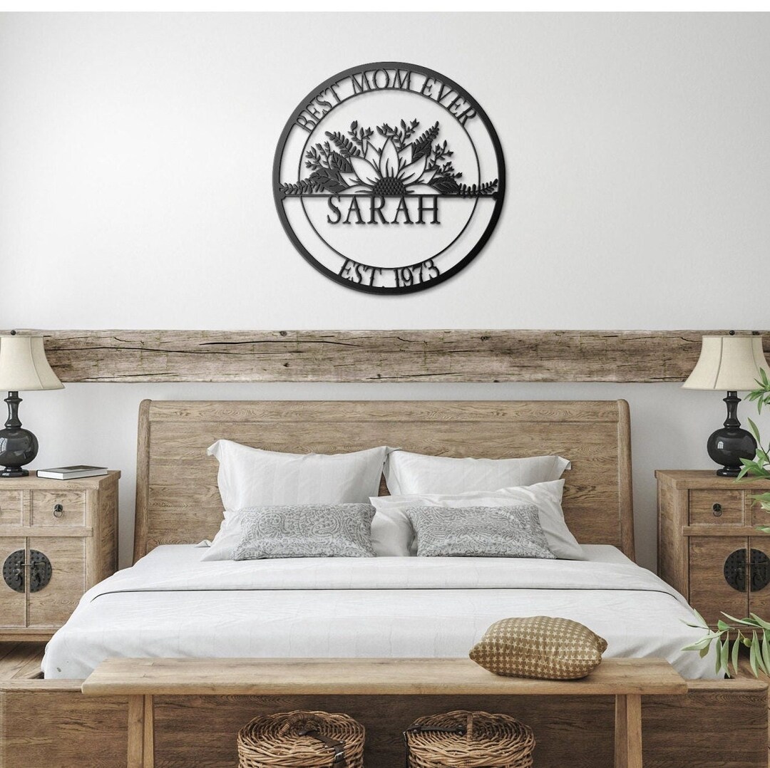 Letrero metálico para mamá, regalo personalizado para mamá, regalo para ...