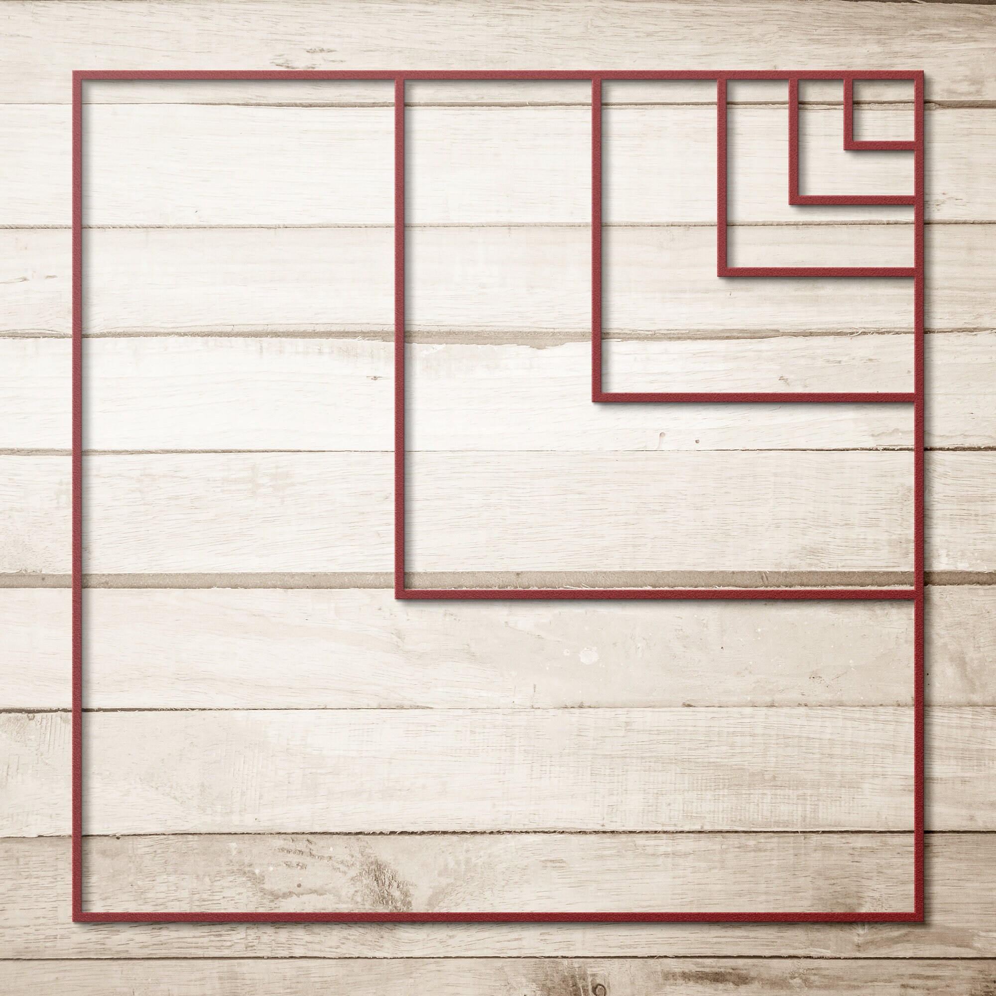 Metal Fibonacci Numbers Sign Golden Ratio Art Fibonacci | Etsy