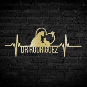 Veterinarian Doctor Metal Sign, Veterinary Gift, Personalized Vet Gift ...