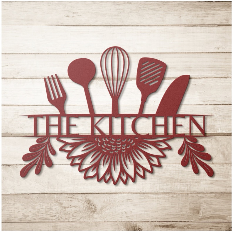 Custom Kitchen Metal Sign Kitchen Sign Decor Personalized - Etsy