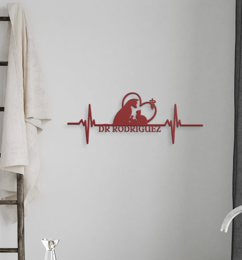 Veterinarian Doctor Metal Sign Veterinary Gift Personalized - Etsy