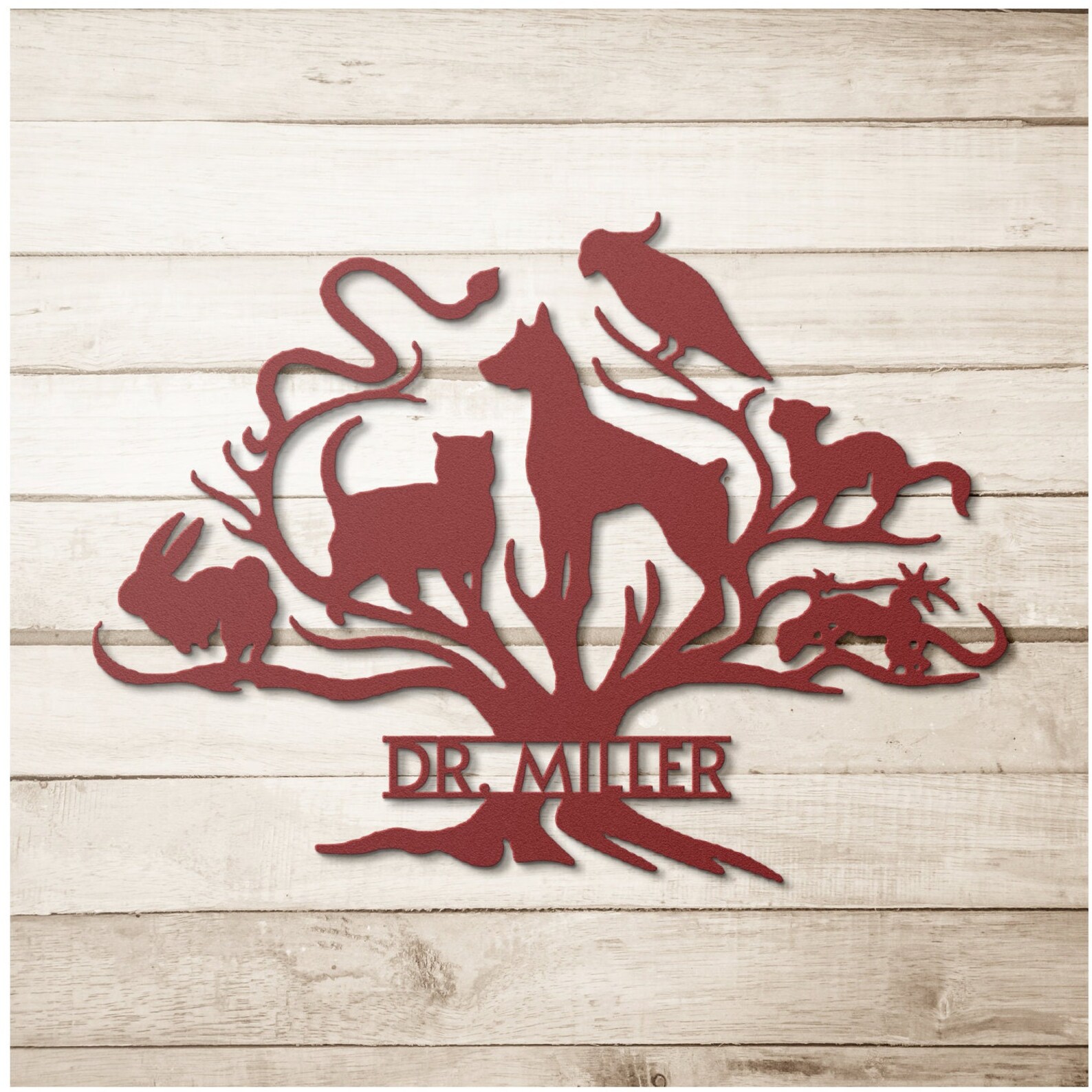 Metal Veterinarian Sign Custom Veterinary Doctor Metal Sign - Etsy