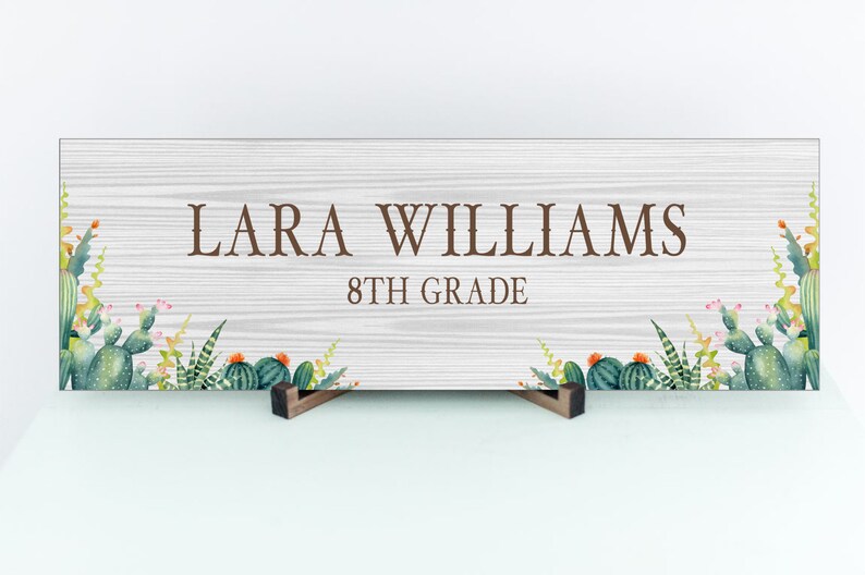 Personalized Teacher Desk Sign Custom Teacher Desk Name - Etsy