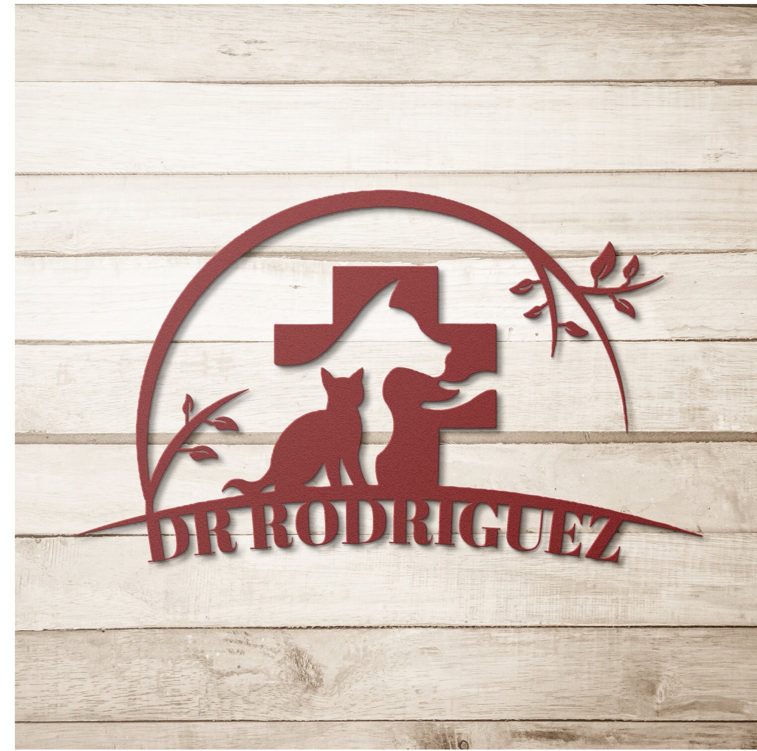 Custom Veterinary Metal Sign Silver Vet Sign Veterinary - Etsy