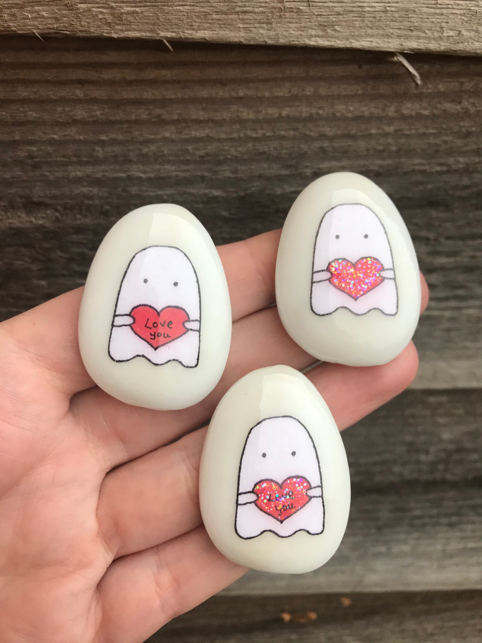 Ghost Hug Worry Stone Ghost Hug Keepsake Small Gift Love - Etsy