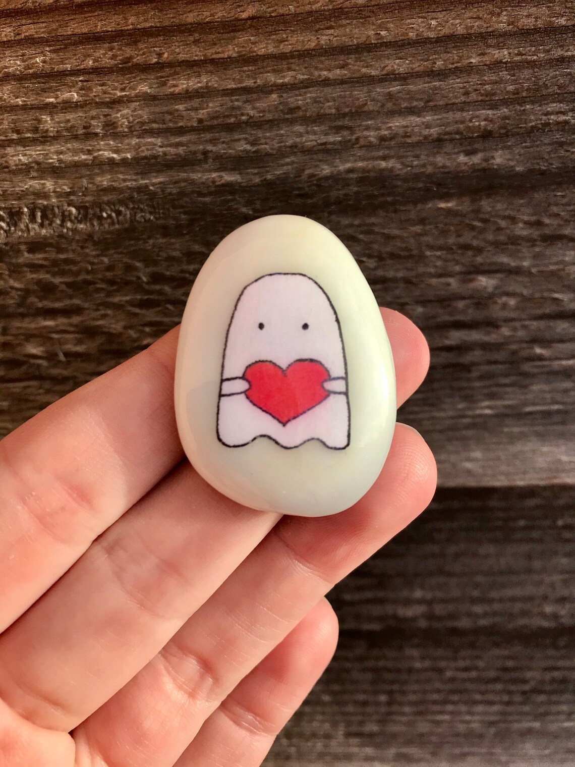 Ghost Hug Worry Stone Ghost Hug Keepsake Small Gift Love - Etsy