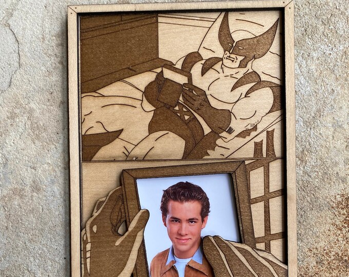 Wolverine Remembers Meme Photo Frame, With Free Stand. - Etsy
