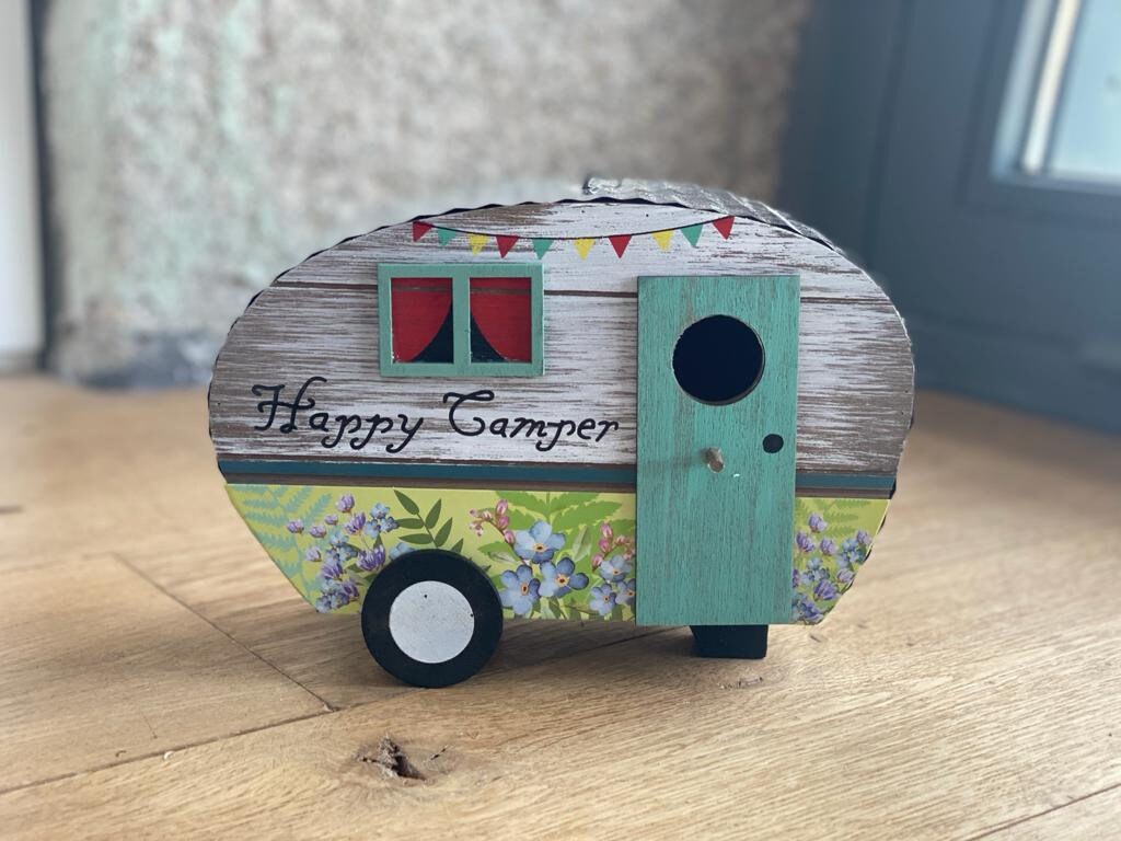 Caravan Bird House Garden Decor Outdoor Loving Camper Caravan | Etsy