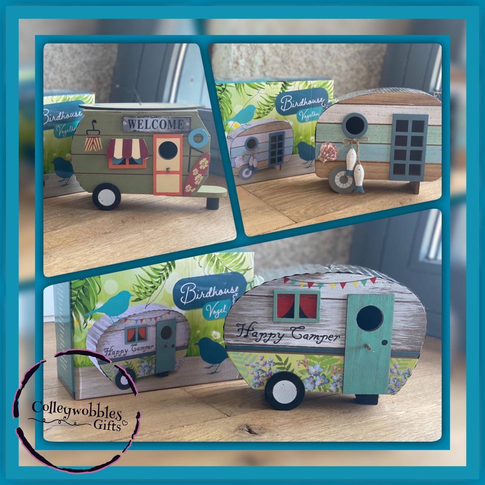 Caravan Bird House Garden Decor Outdoor Loving Camper Caravan | Etsy