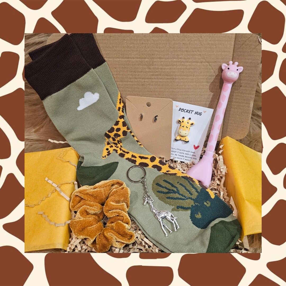Giraffe Letterbox Gift Box Set With Themed Goodies Well Done Perfect ...
