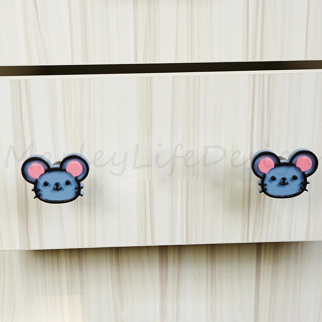 Cute Mouse Knobs Pulls, Unique Drawer Pulls, Children Furniture Knobs ...