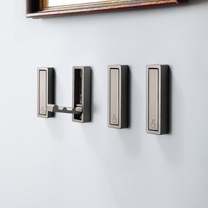 Folding Alloy Wall Mount Hook, Heavy Duty Invisible Hooks, Hanging Coat ...